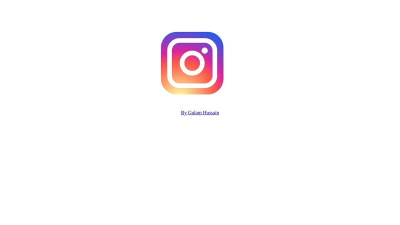 Instagram logo using css gradient