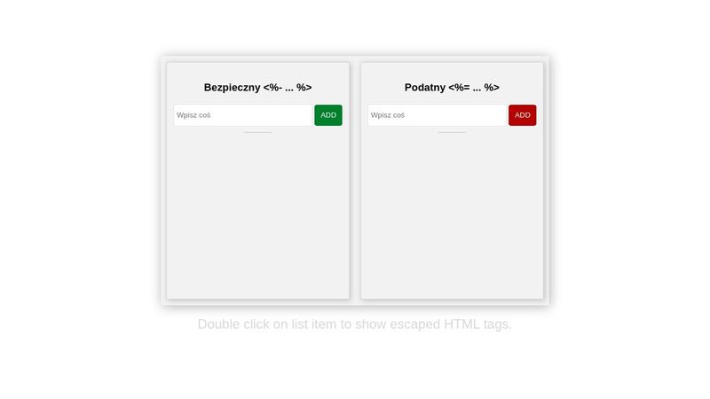 Underscore .js Template Enging & XSS
