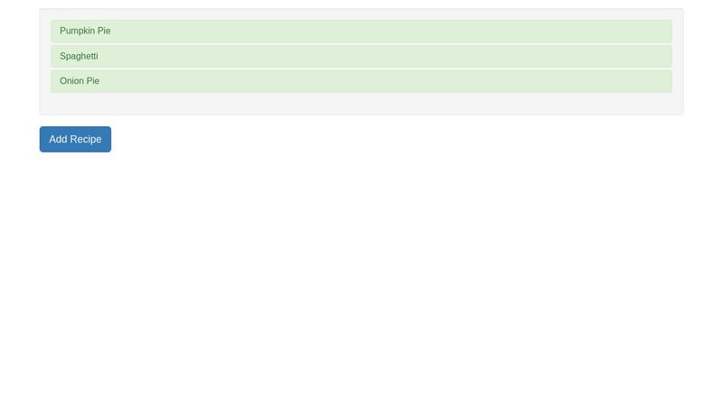 freeCodeCamp : Build a Recipe Box