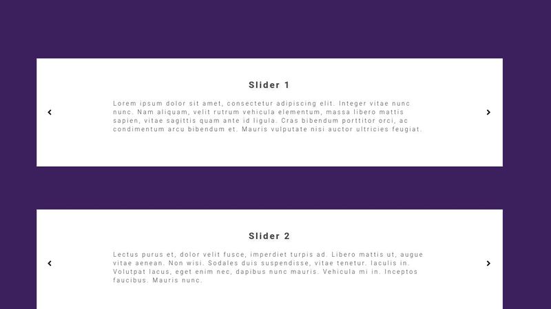 Interactive Carousel Sliders without Bootstrap