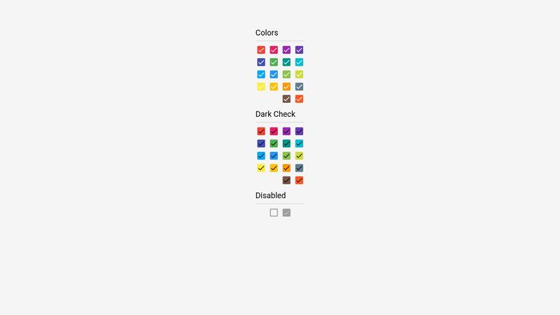 Pure CSS Material checkbox