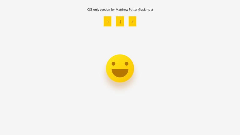 CSS Smiley