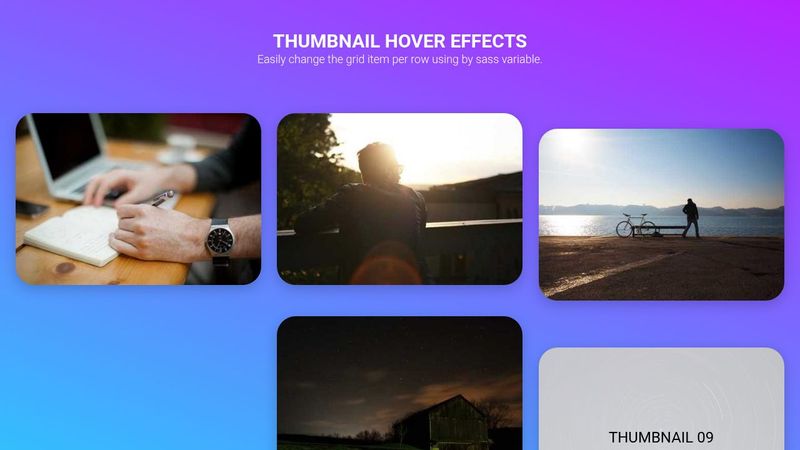 THUMBNAIL HOVER EFFECTS