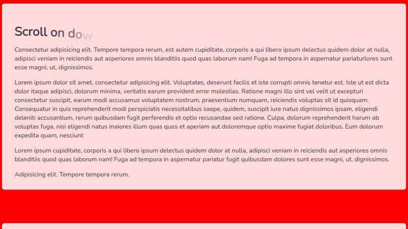 Scroll Triggered Elements (Splitting + ScrollOut)