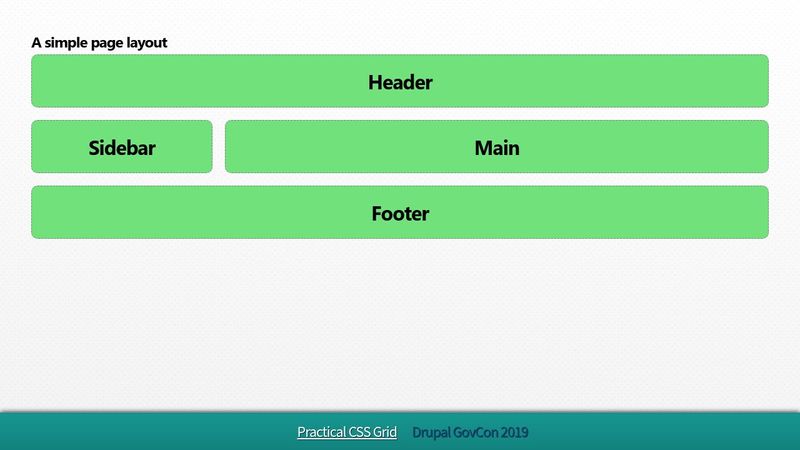 Grid - a simple page layout