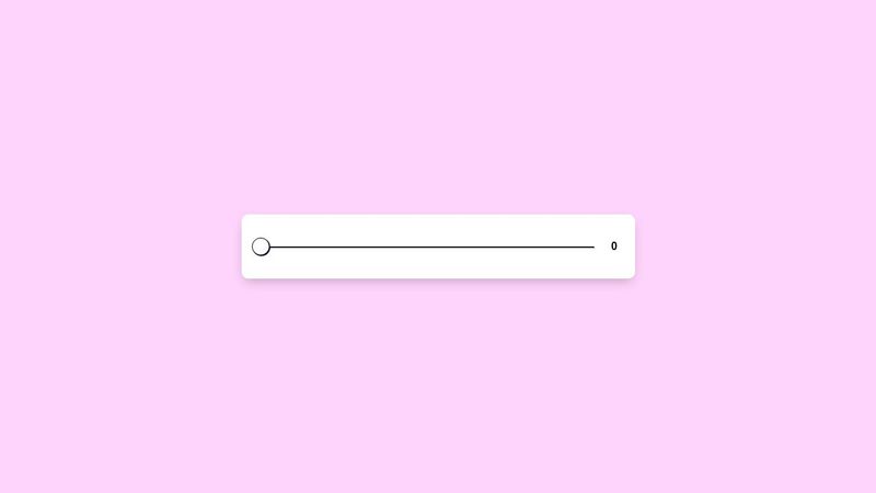 HTML5 input range slider with value