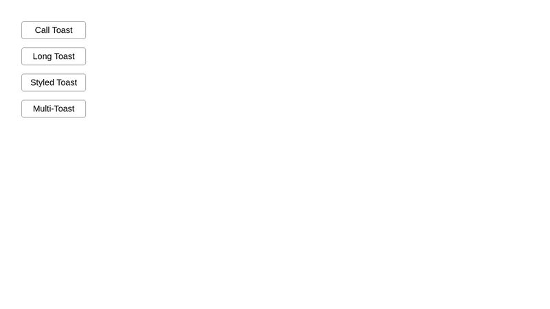 Vanilla JS Toast Message Directive