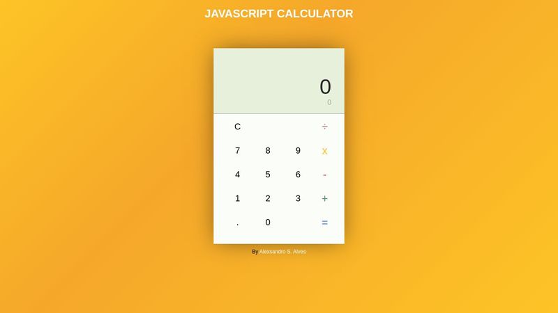 FreeCodeCamp: Build a JavaScript Calculator