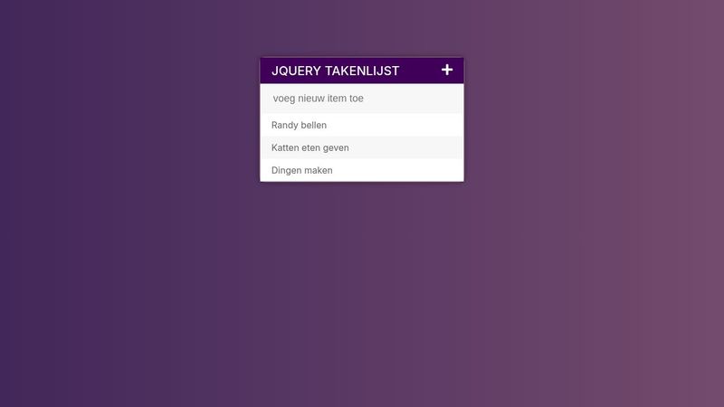 Jquery todo-list