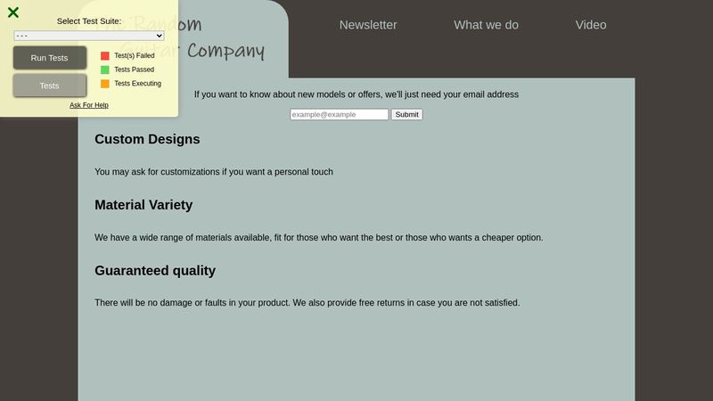 Responsive Web Design Project: Product Landing Page