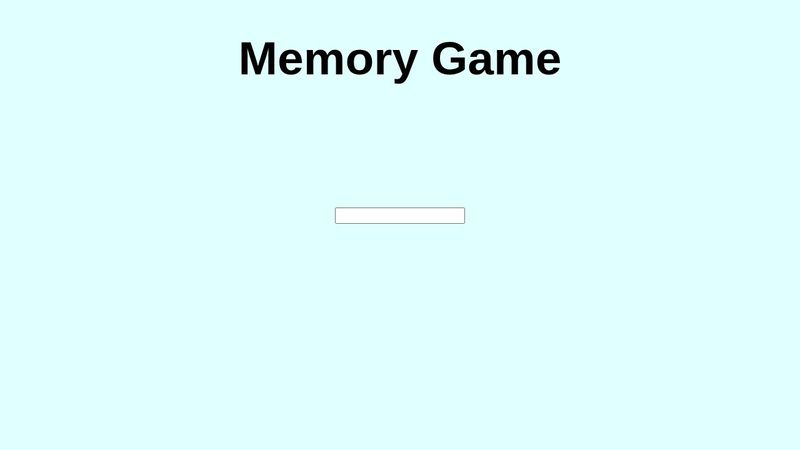 Memory Game
