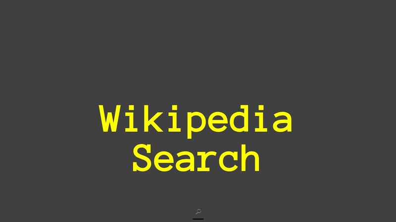 Wiki Search