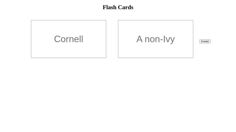 Create a Flash Card (CSS Transform)