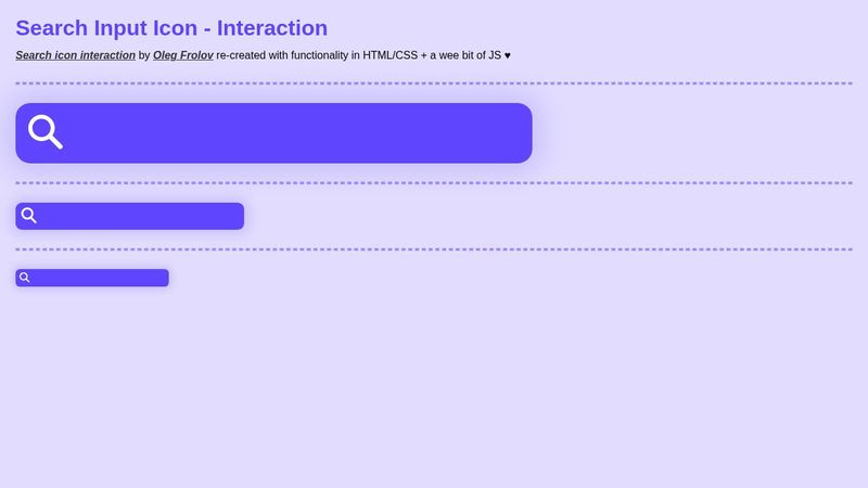 Search Input Icon - UI