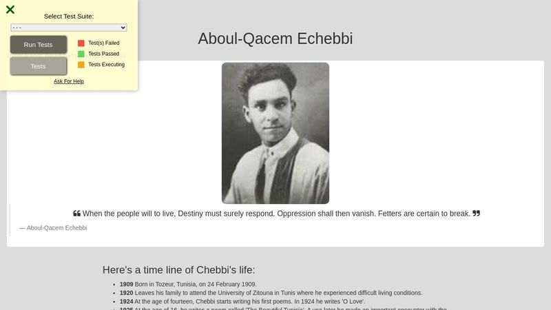 FreeCodeCamp: Build a Tribute Page Project