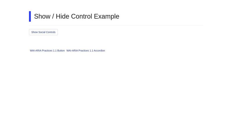 Show/Hide Control