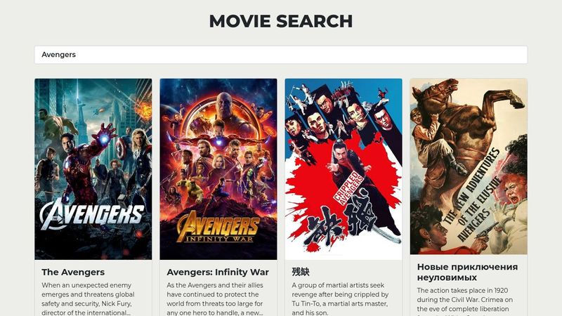 Angular Movie Search