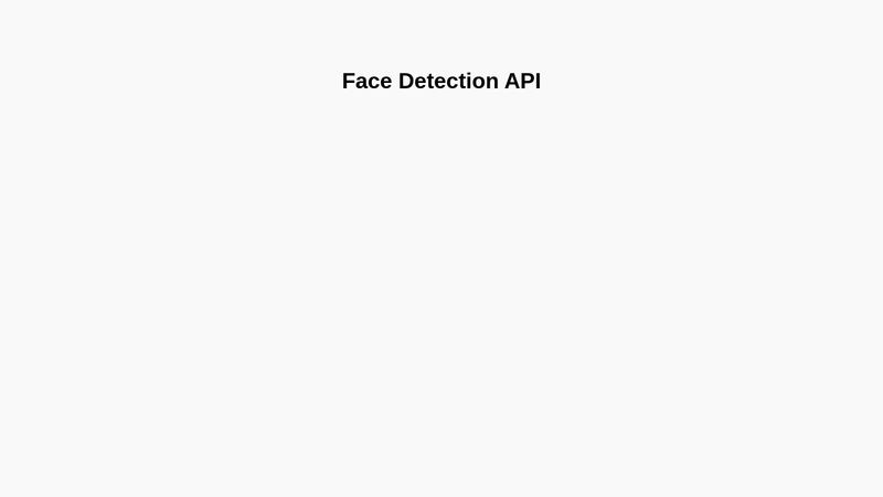 Face Detection API