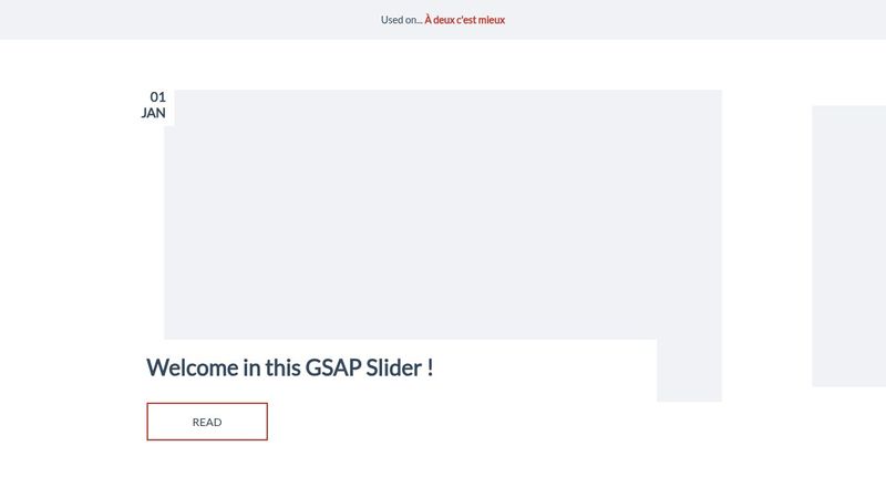 GSAP Slider