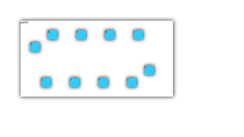 Animate div around a rectangle using GSAP