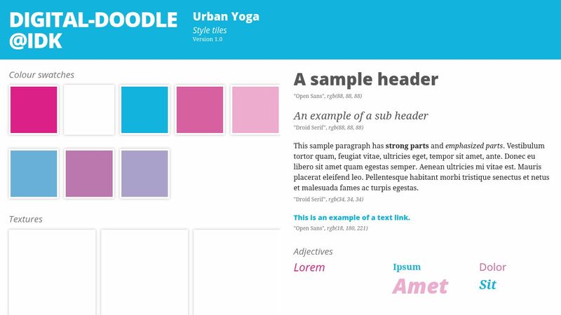 Style tiles with SCSS