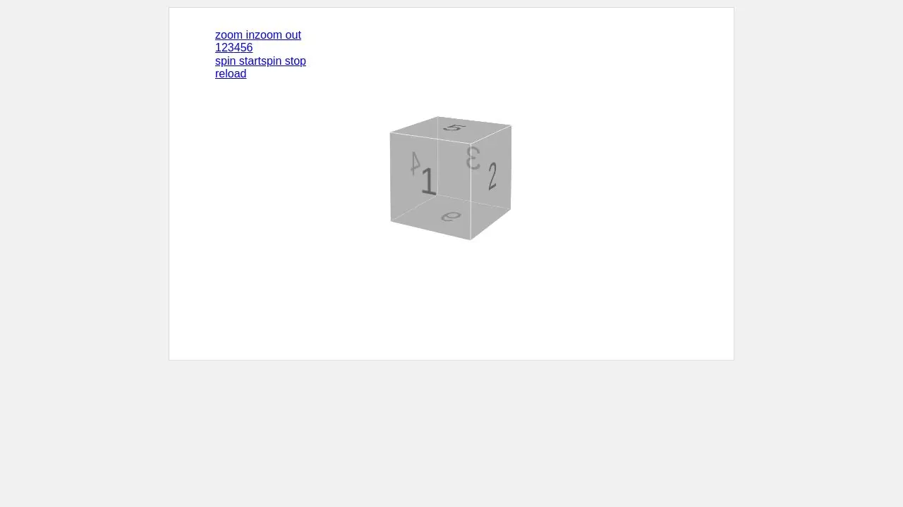 CSS3 3D cube