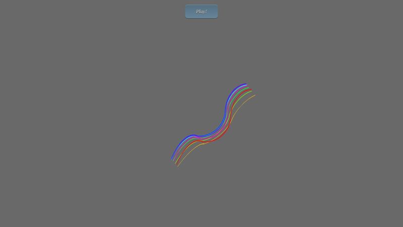 Pure CSS Animated Rainbow 3D surface