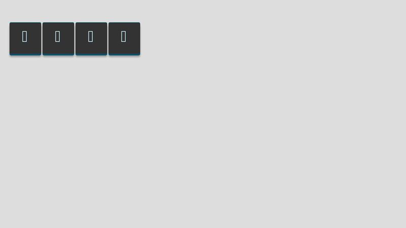 3D CSS3 Button using :before & :after & custom fonts