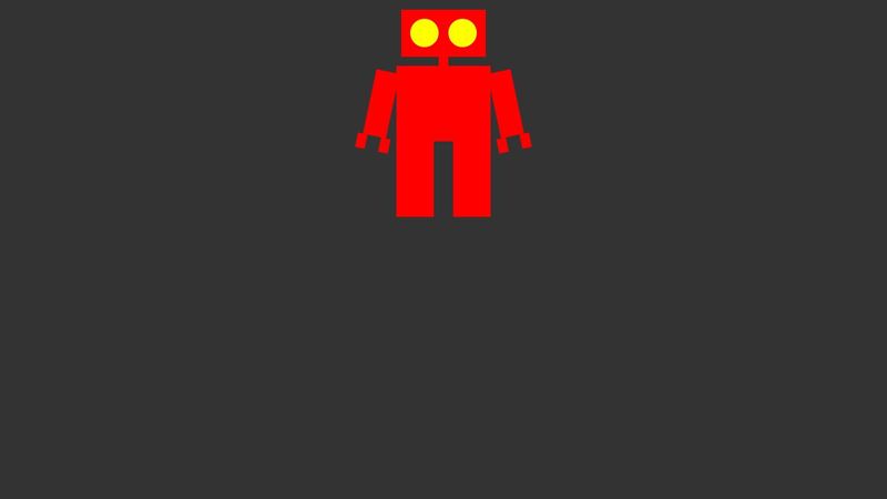 CSS Red Robot