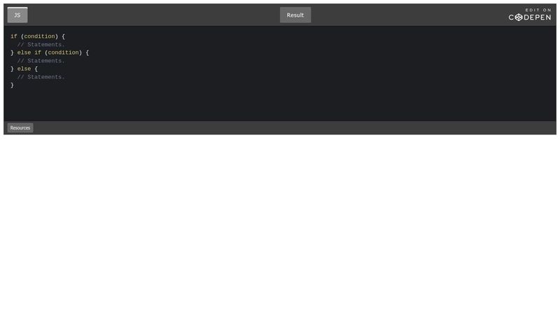 HTML5 Course - Javascript - if statement (for iframe)