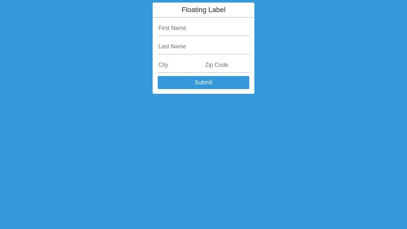 Awesome Form With CSS3 Transitions