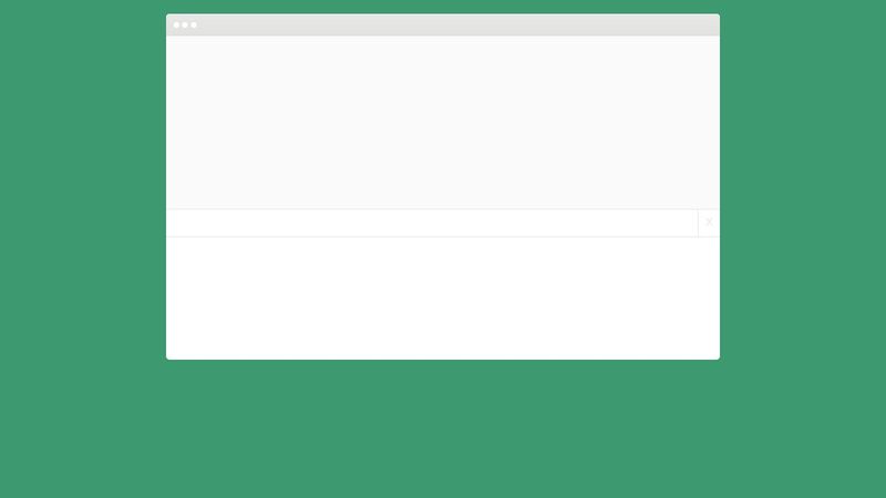 Browser window in CSS