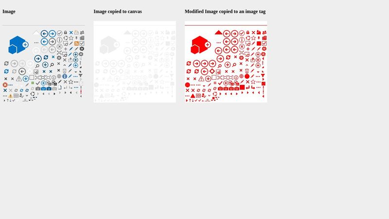 JavaScript image manipulation