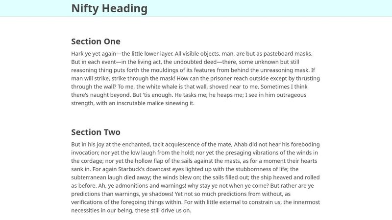 Waypoints Sticky Header Demo