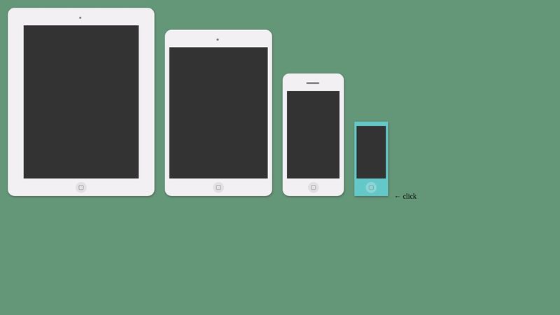 iOS device CSS graphic
