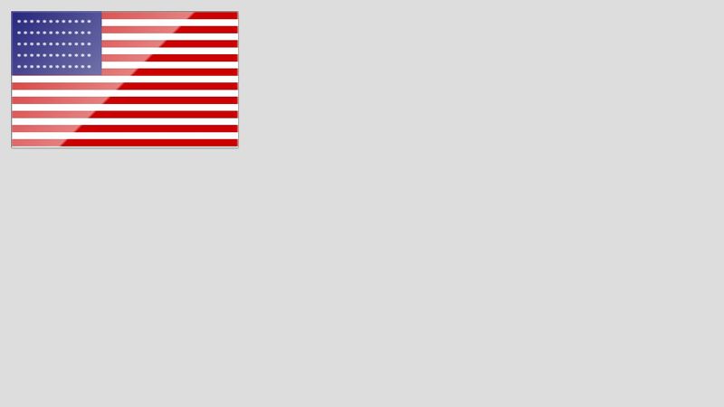 Pure CSS American Flag