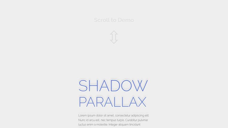 Shadow Parallax