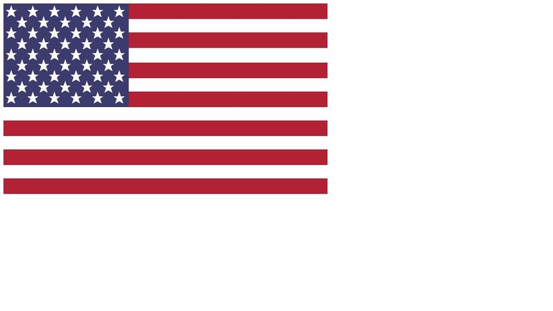 CSS American Flag