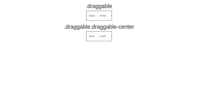 Draggable tabs menu with jQuery UI