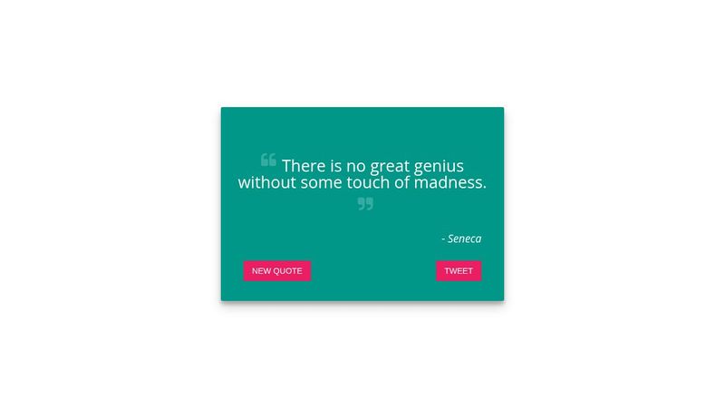 Random Quote Machine
