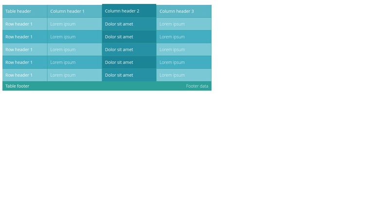 CodePen - Beautiful table