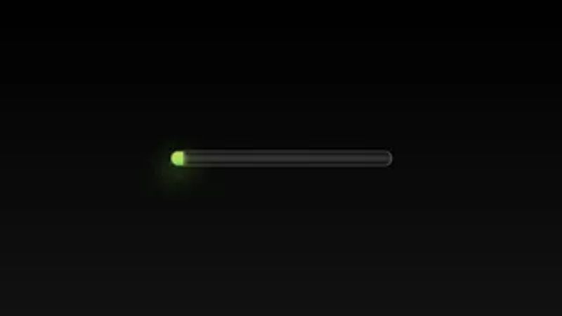 Glowing Loading Bar
