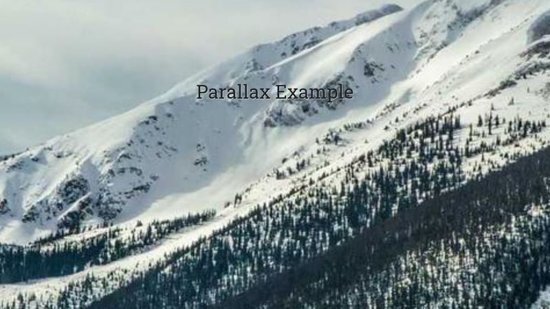 Pure CSS Parallax Hero