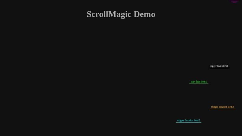 ScrollMagic Durations