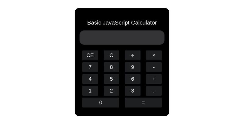 JavaScript Calculator - freeCodeCamp
