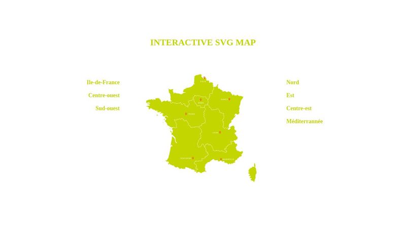 Interactive SVG Map