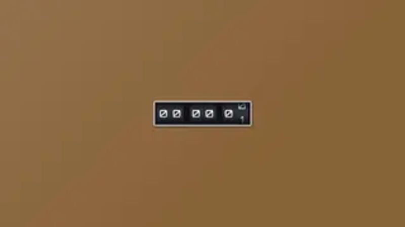 Pure CSS Odometer Timer