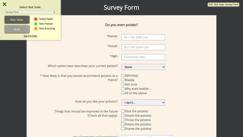 Survey Form
