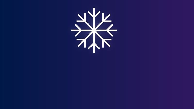 Simple CSS Snowflake