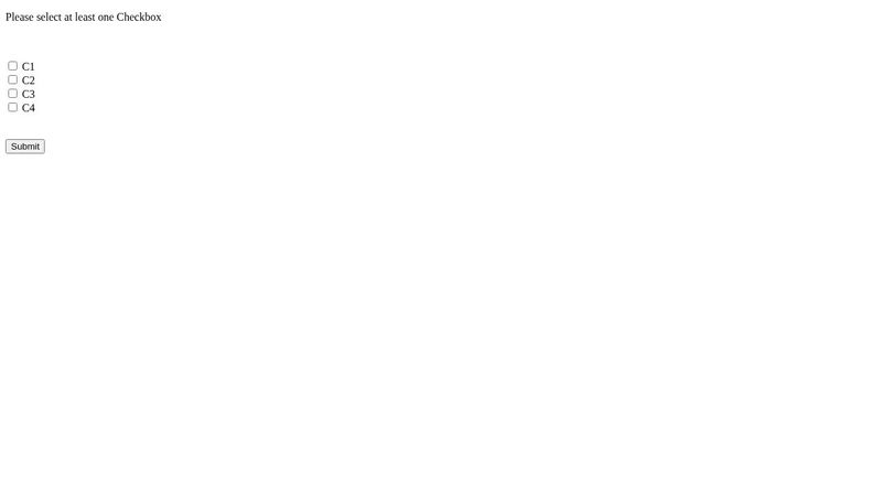 Checkbox Validation - JavaScript